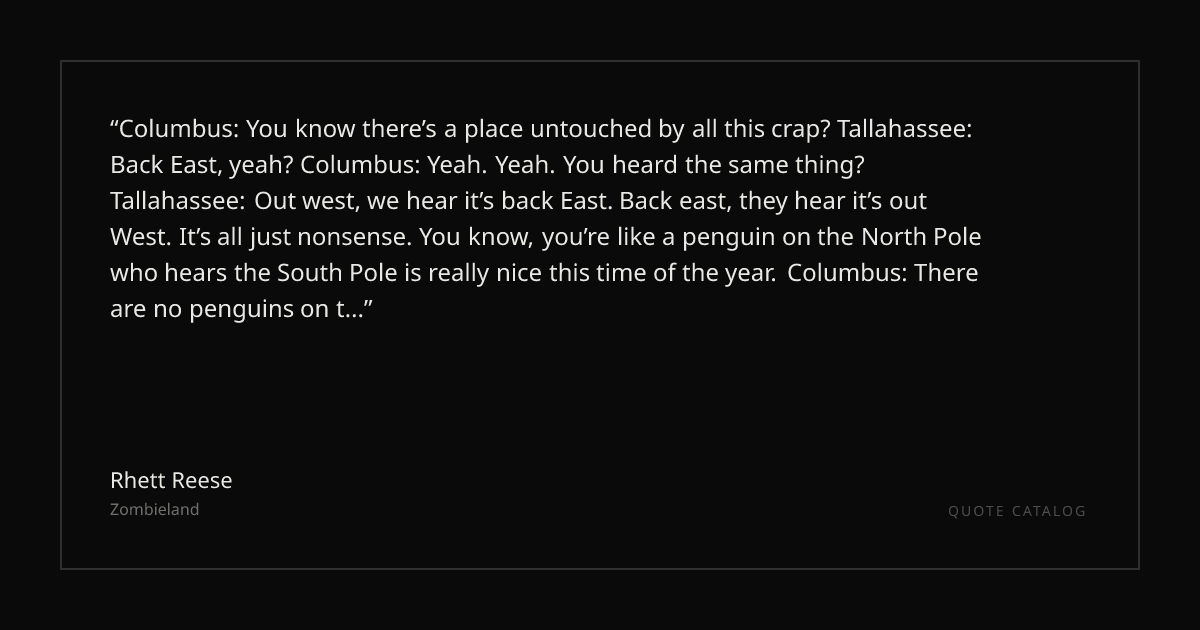 "Columbus: You know there’s a place untouched by all this cra ...